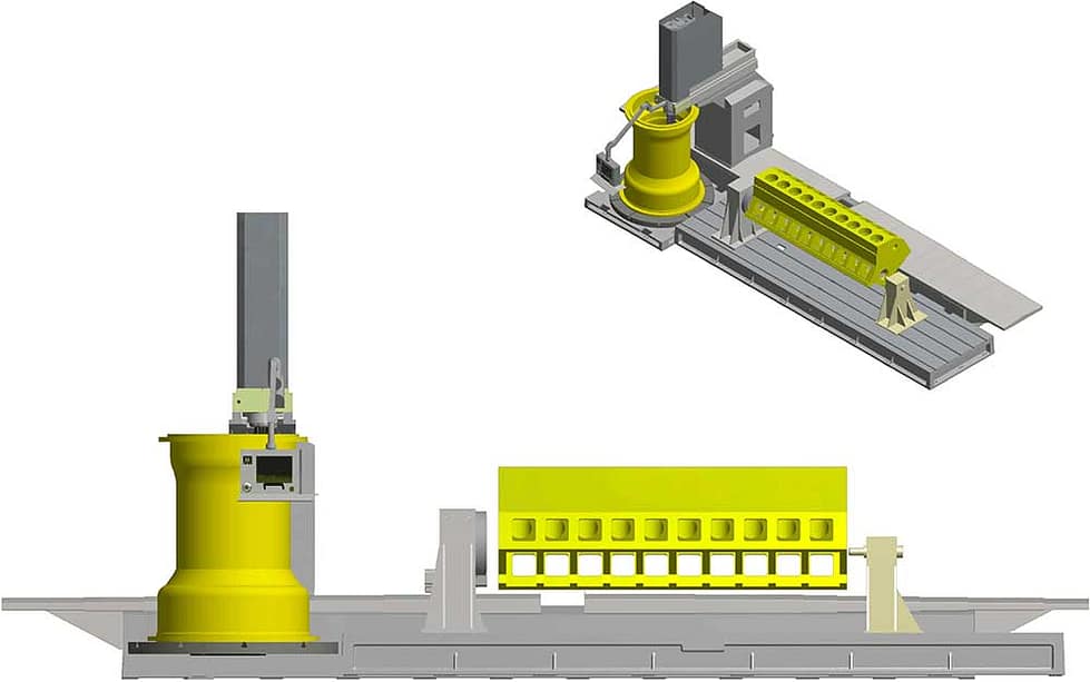 Rottler EM105H | HD Boring, Surfacing & Line Boring Machine